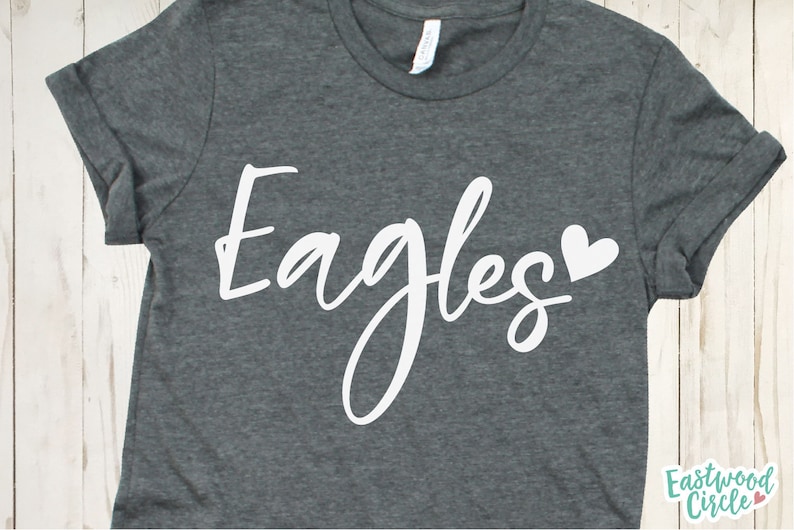 Eagles Heart Svg, Eagles Svg, Eagles Svg Files, Eagles School Svg ...