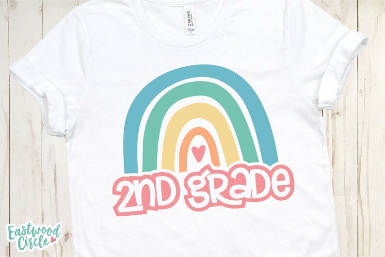 Grade School Rainbow Svg Bundle, School Rainbow Svg, School Svg Bundle ...