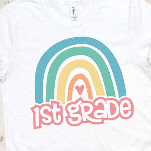 First Grade Rainbow Svg, 1st Grade Rainbow Svg, First Grade Svg, 1st ...