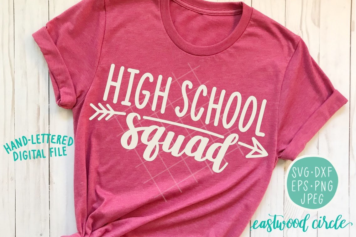 High School Squad svg Bundle Squad svg Bundle School svg | Etsy