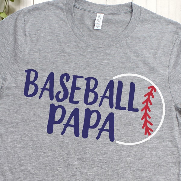 Baseball Papa Svg - Etsy