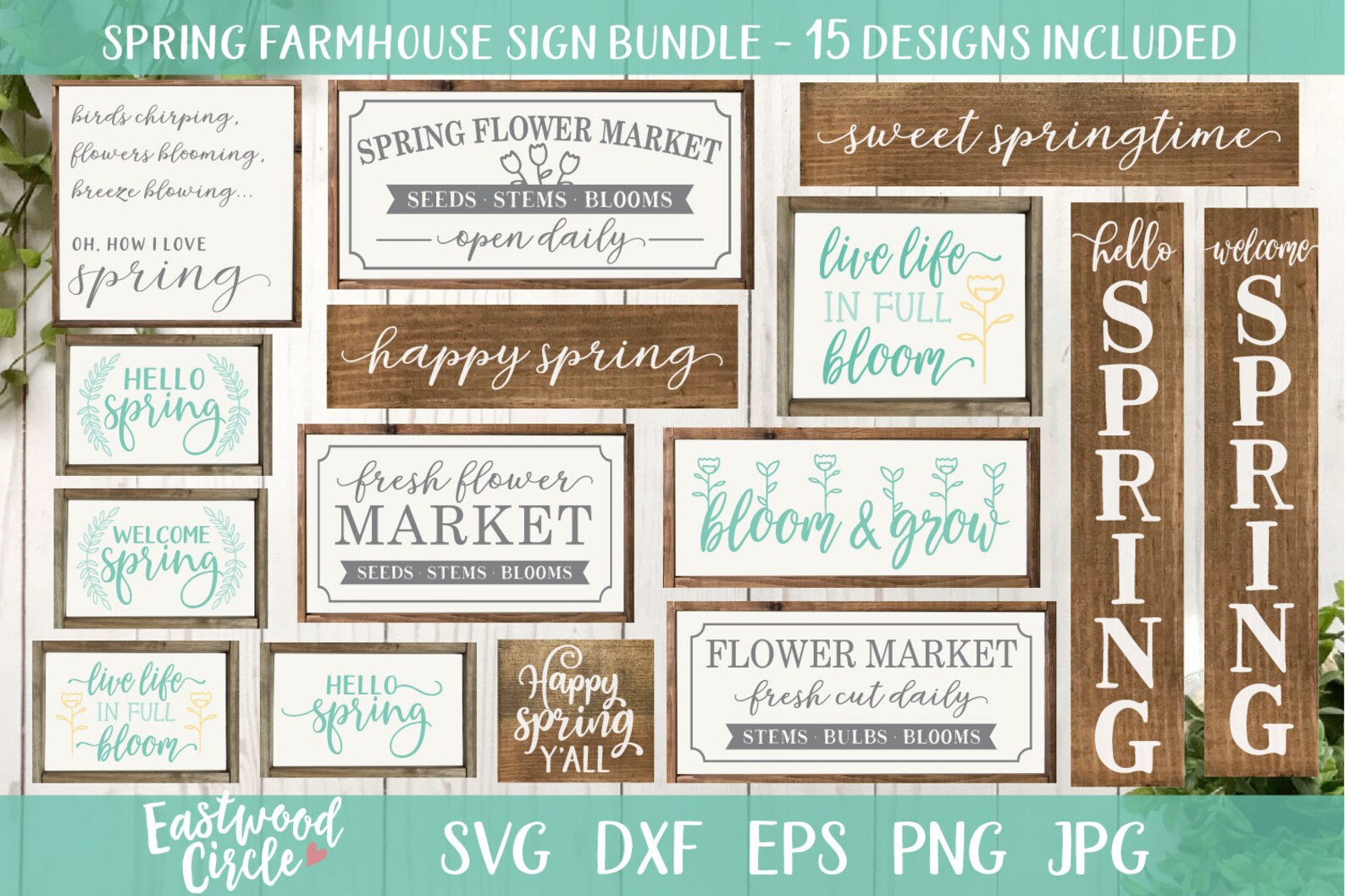 Spring Svg Bundle, Spring Svg, Spring Sign Svg, Spring Svg Files ...