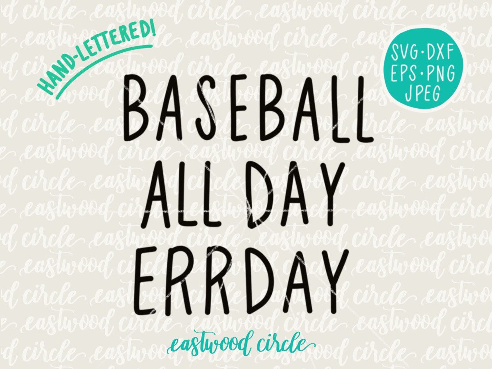 Baseball Svg Baseball All Day Errday Svg Baseball All Day - Etsy