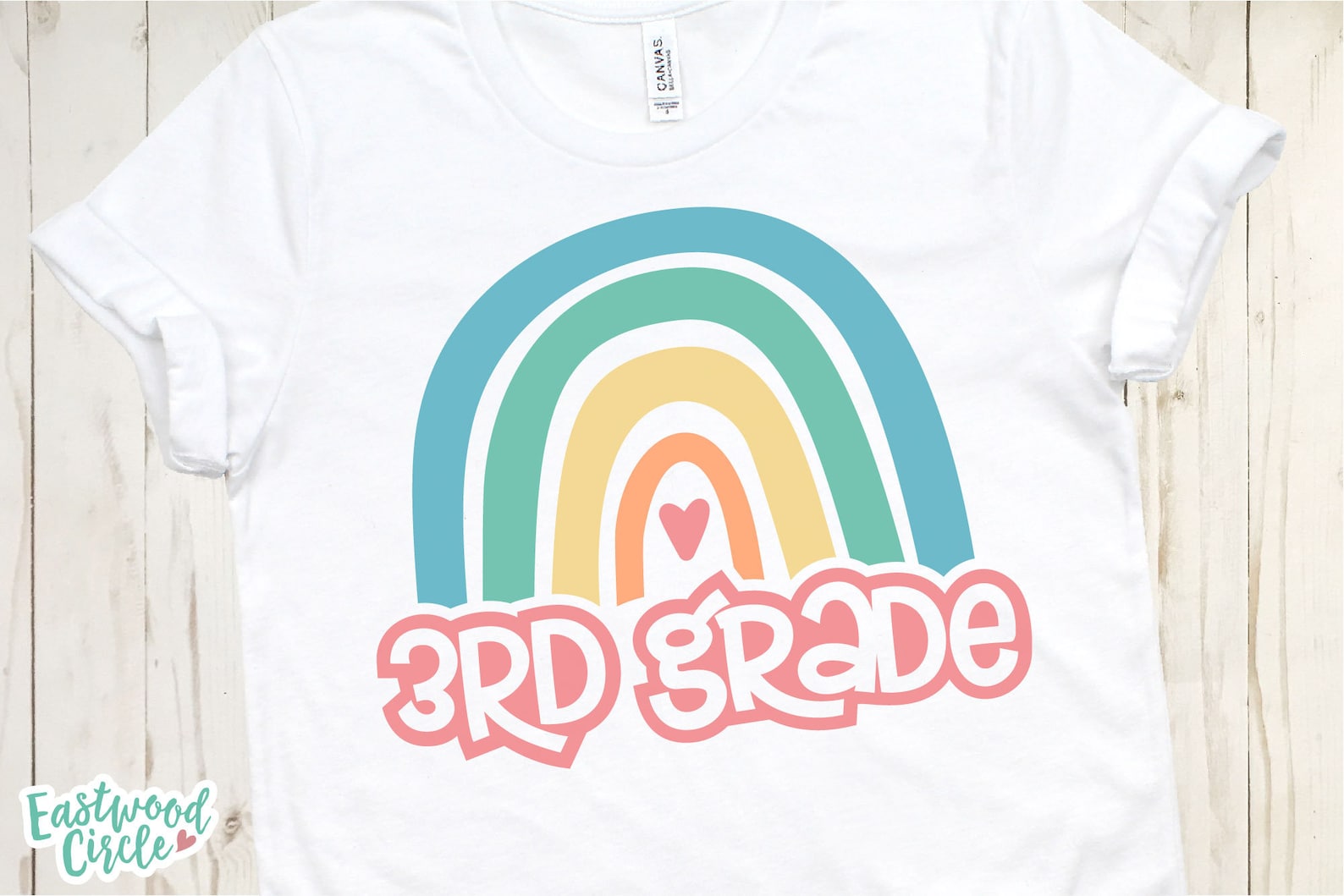 Third Grade Rainbow svg 3rd Grade Rainbow svg Third Grade | Etsy