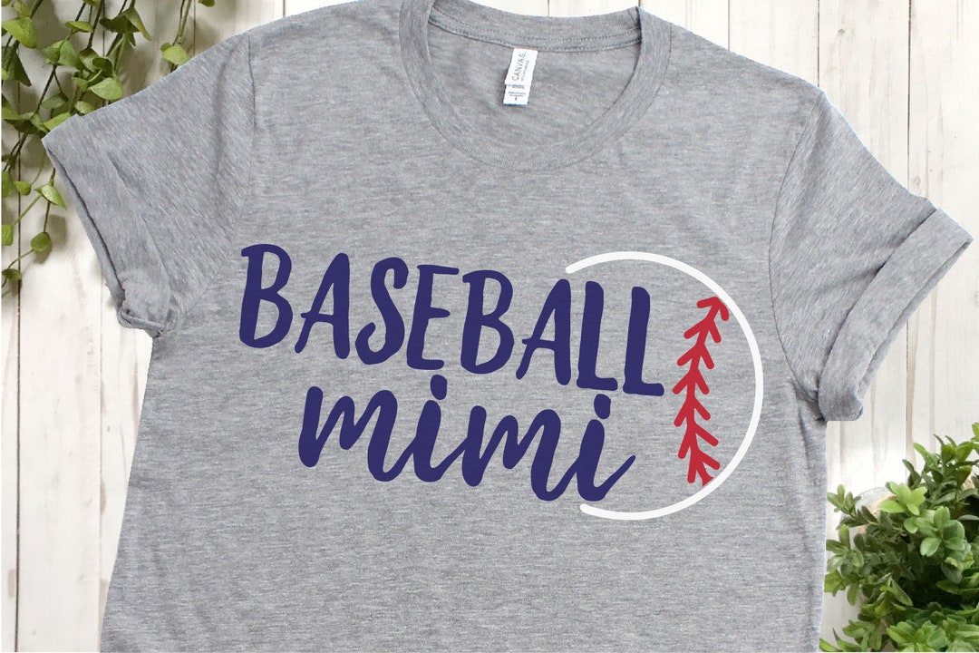 Baseball Mimi Svg, Baseball Svg, Baseball Svg Files, Baseball Shirt Svg ...