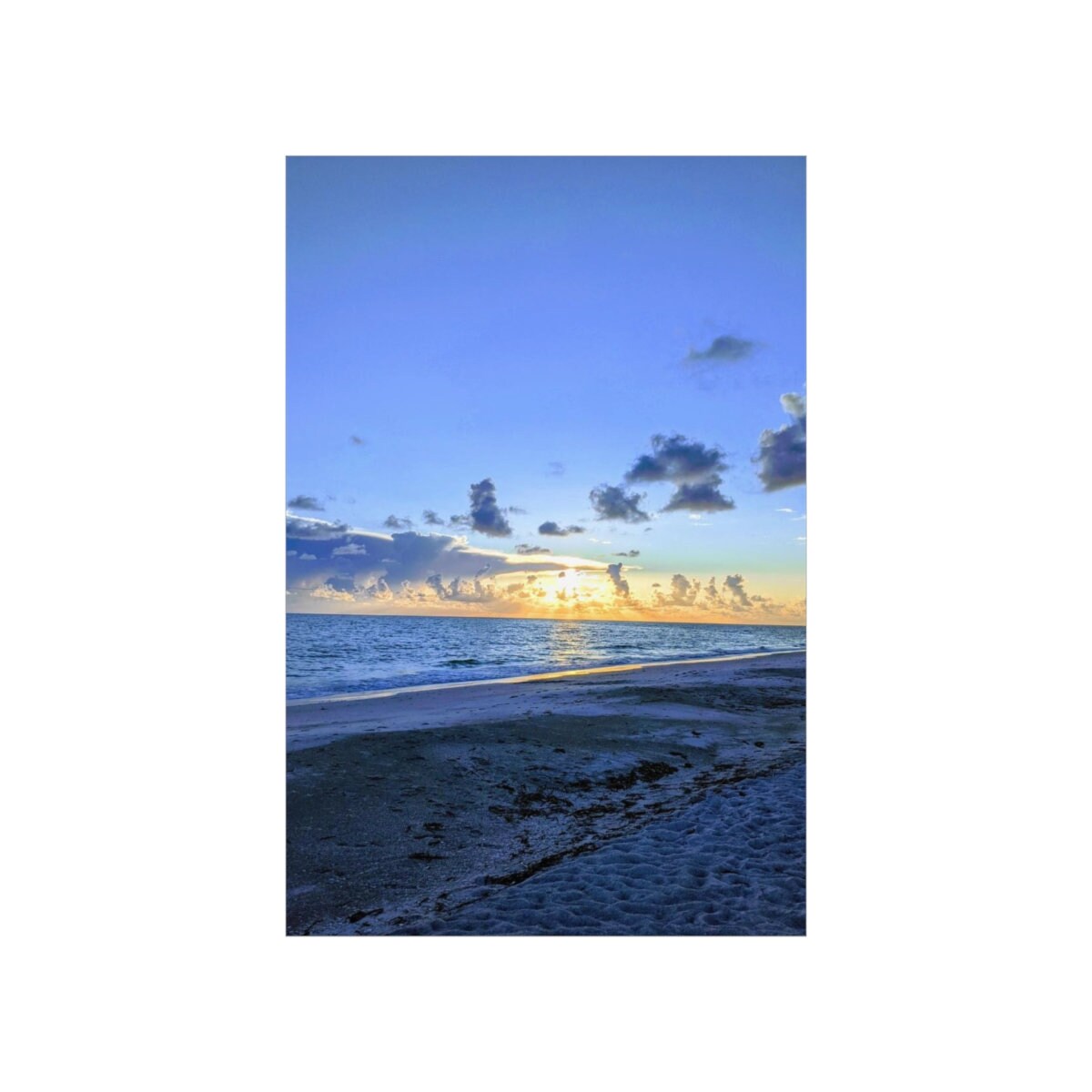 Fine Art Decor Poster Longboat Key Azure Sunset - Etsy