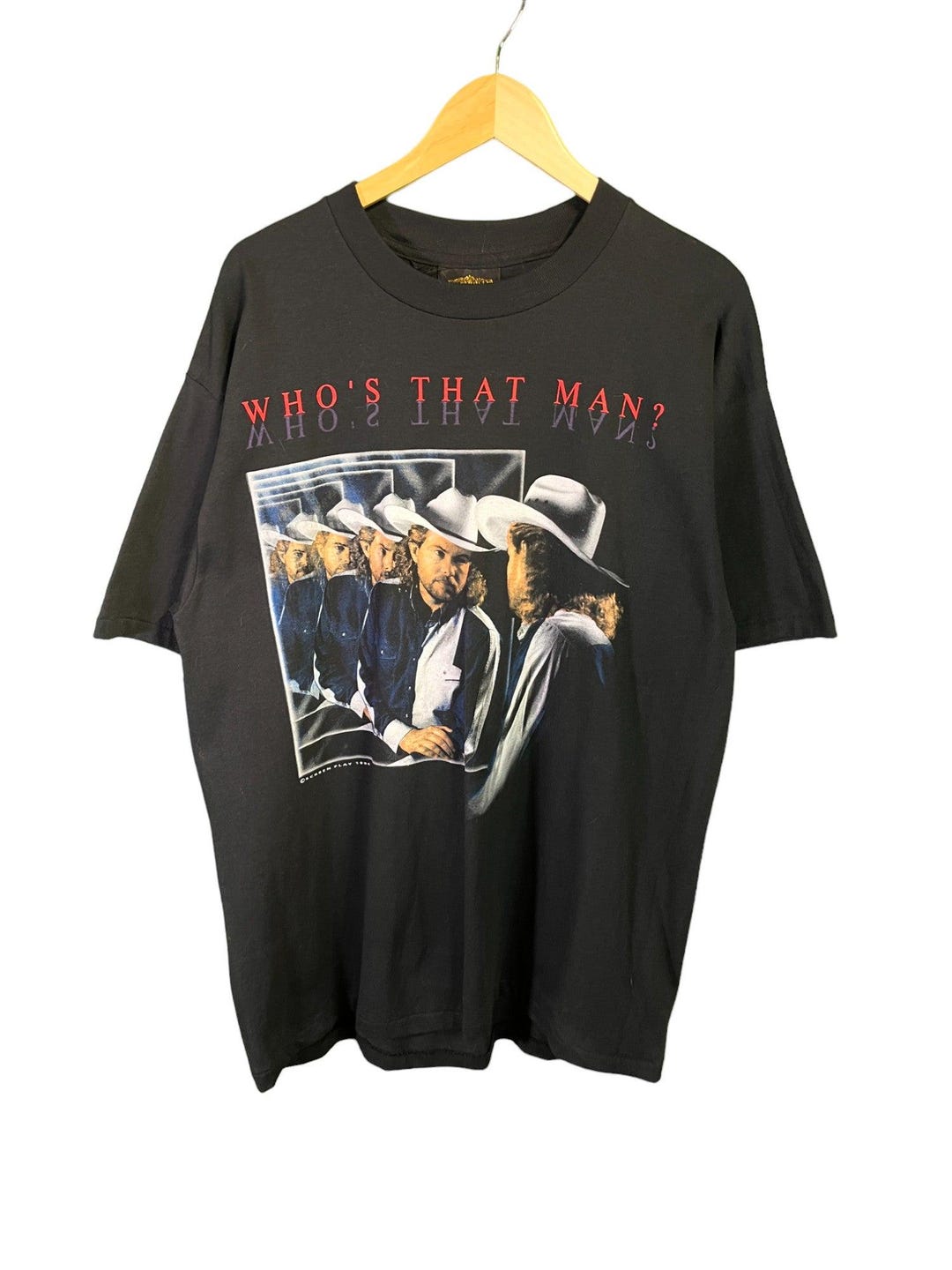 Vintage 1995 Toby Keith Boom Town Tour Who's That Man Tee Size XL - Etsy