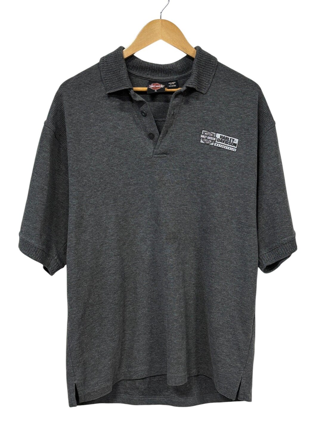 Harley Davidson Motorcycles Grey Polo Shirt Size XL - Etsy