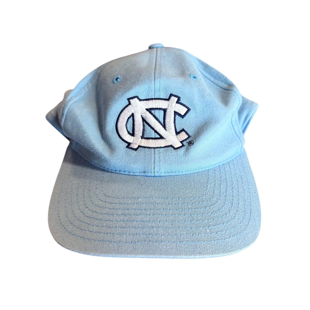 Vintage 90's UNC Tar Heels Logo Fitted Hat Size 7 1/4 - Etsy
