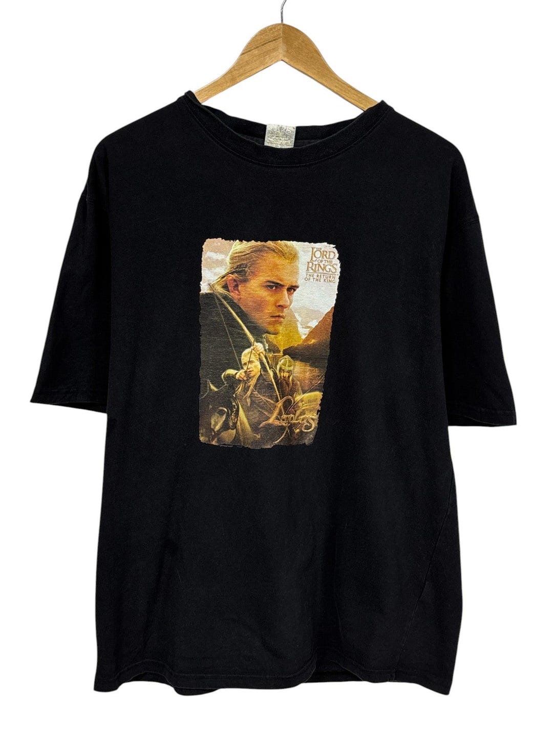 Vintage Lord of the Rings Return of the King Legolas Movie Promo Tee ...
