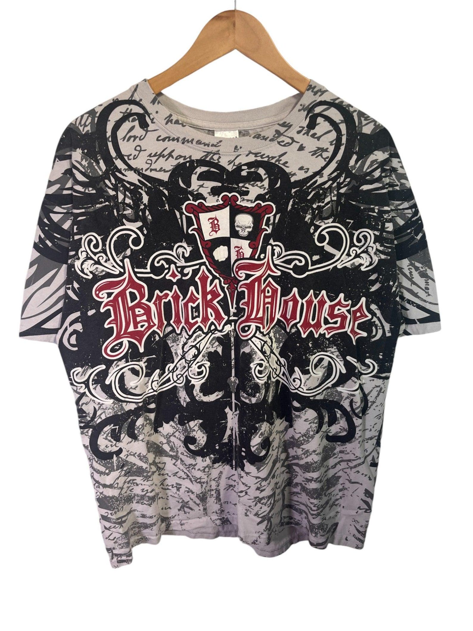Vintage Y2K Brick House Big Print Graphic Tee Size XL - Etsy