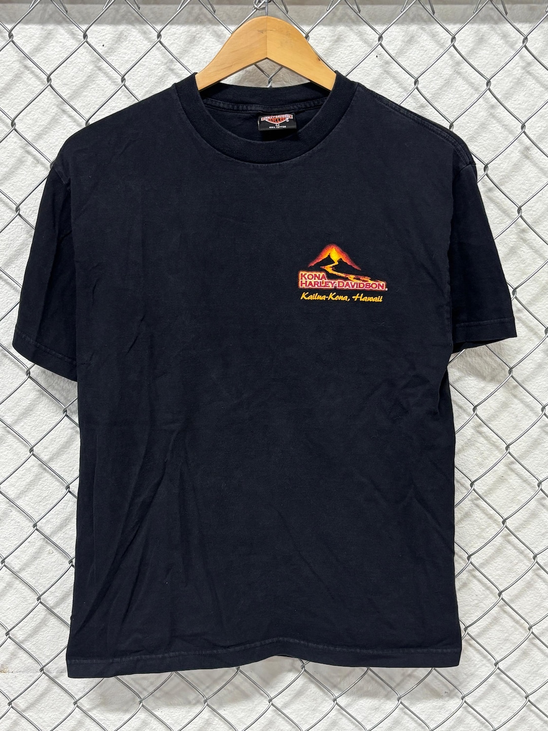 Vintage Harley Davidson Island Fever Hawaii Biker Graphic Tee Size ...