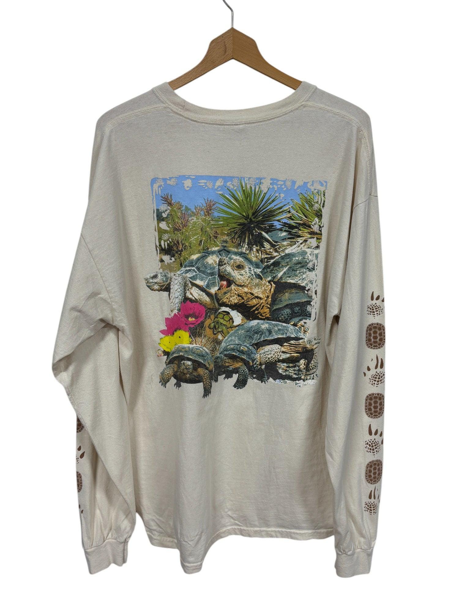 Vintage 00's SNEI Wildlife Conservation Long Sleeve Graphic Tee Size XL ...