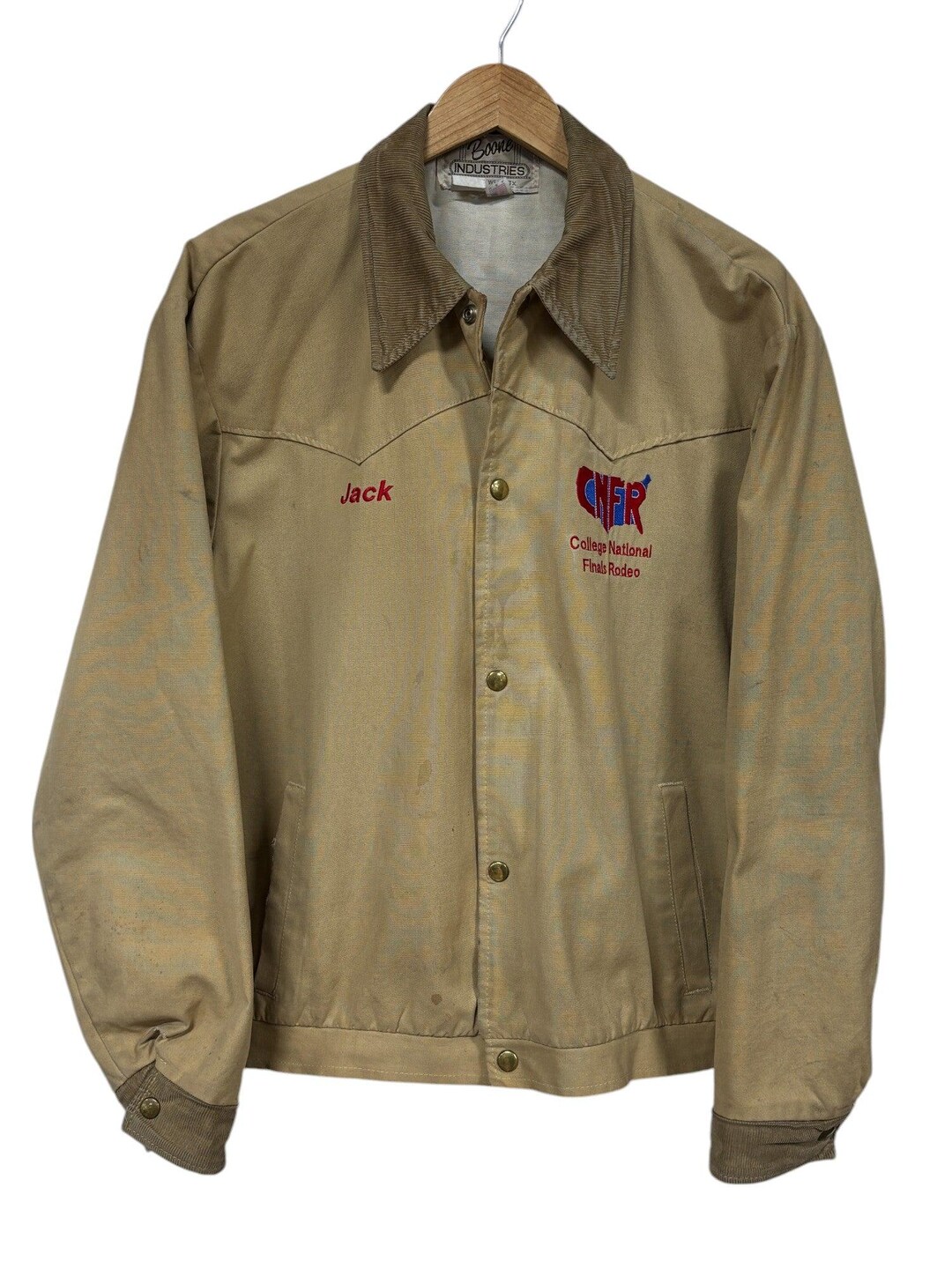 Vintage 80's Boone Industries Western Rodeo Jacket Size Large - Etsy