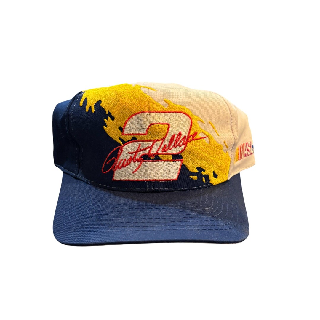 Vintage 90's NASCAR Rusty Wallace Logo 7 Paint Splatter Hat - Etsy