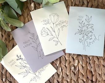 Hand Drawn Notecards - Etsy