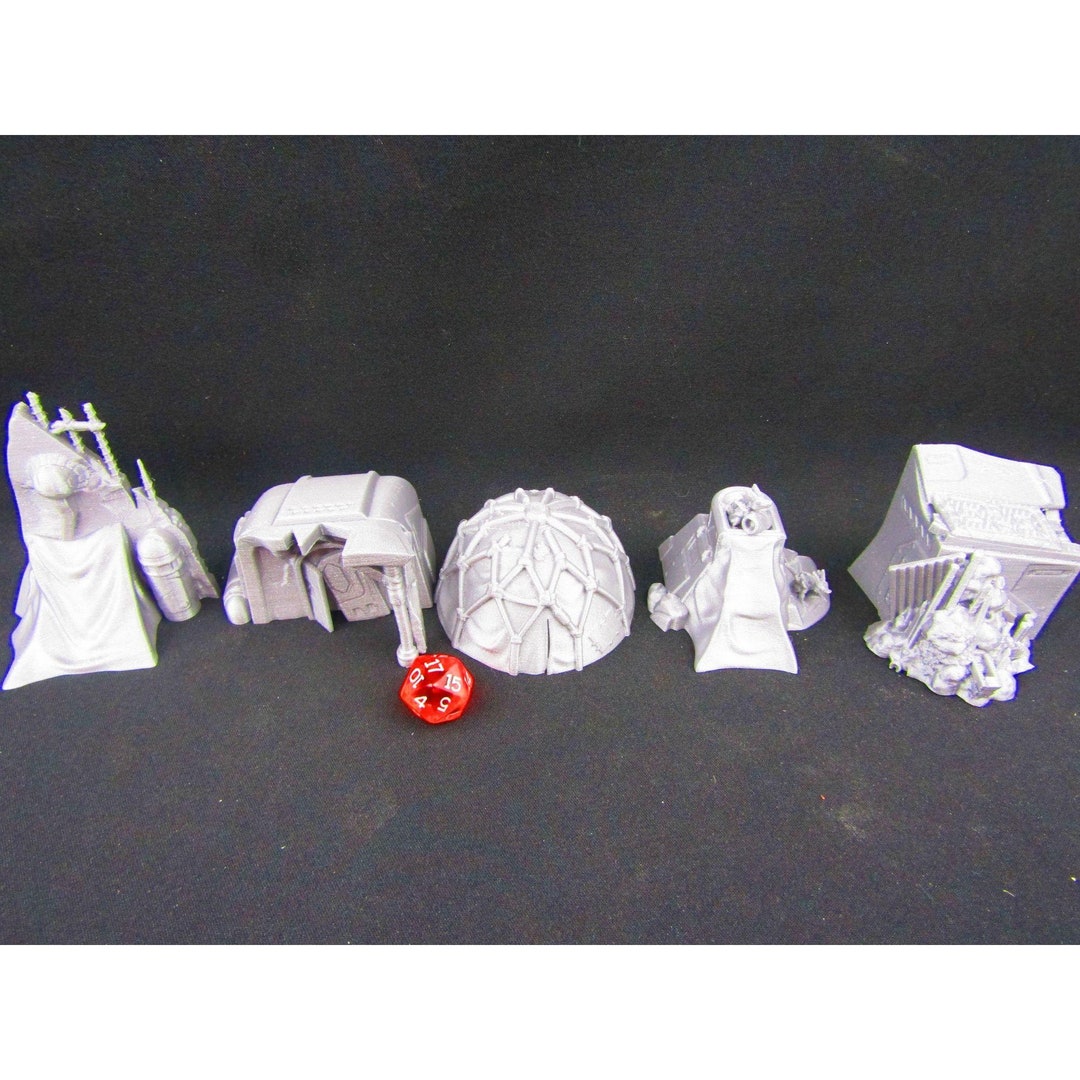 5pc Inner City Hovels Junk Houses Poverty Stricken Slums Scenery ...