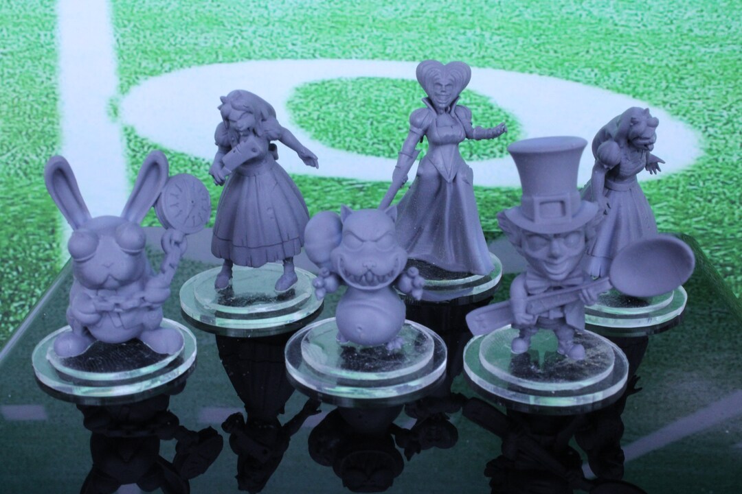 Alice in Wonderland Characters Team Mini Miniature Model Character ...
