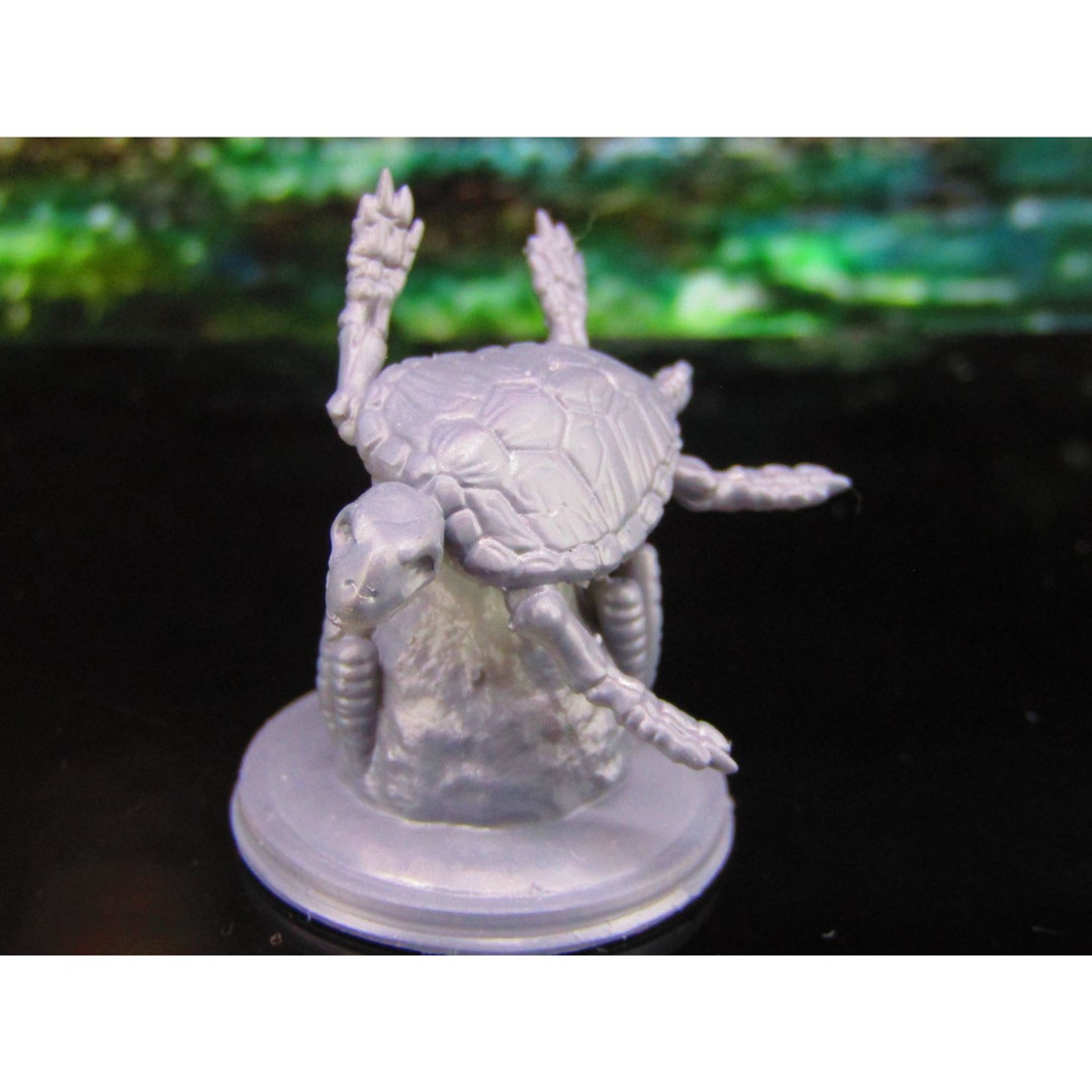 Undead Underwater Skeleton Sea Turtle Pose C Mini Miniature Model ...