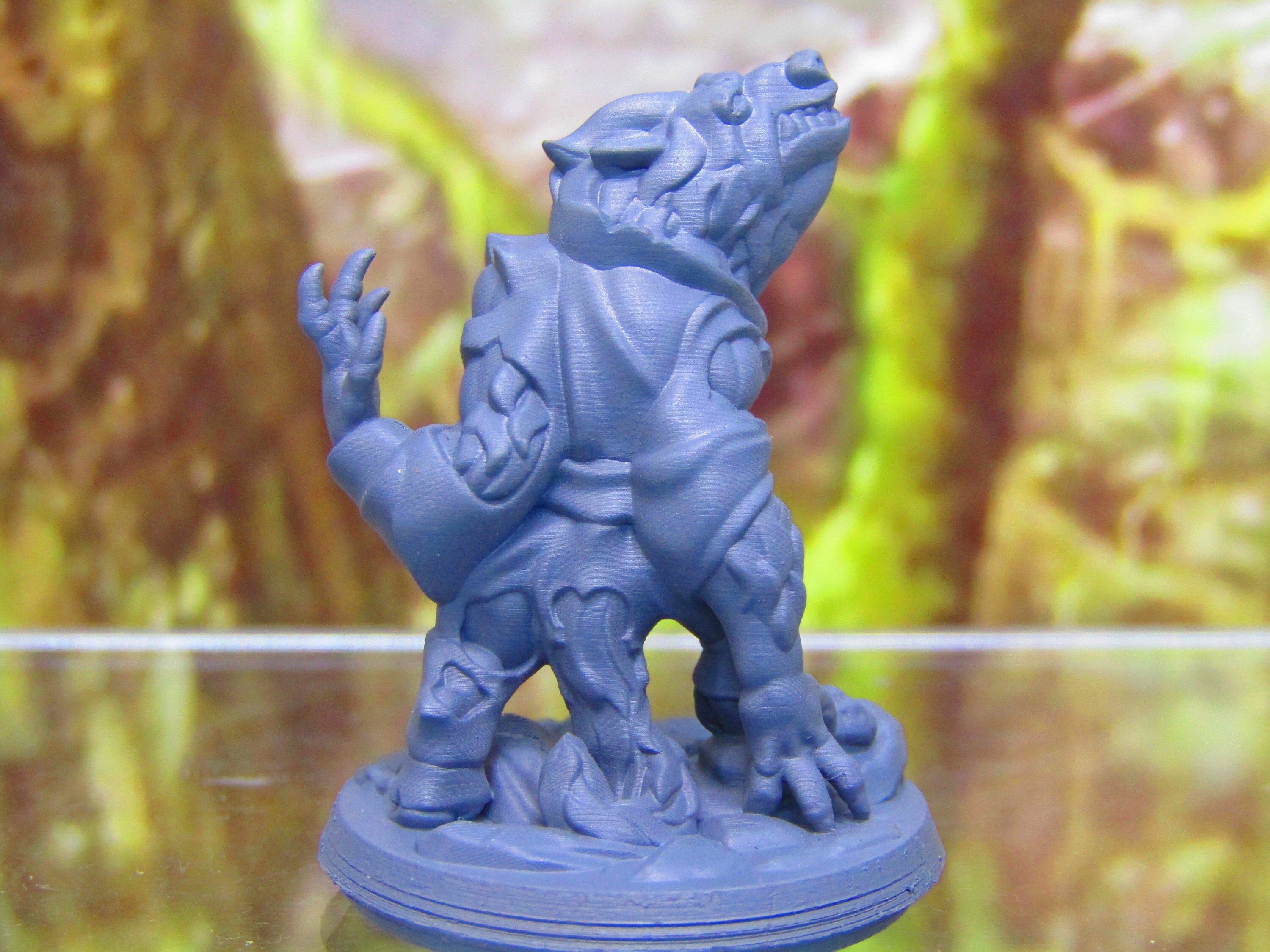 Wolfman Werewolf in Ragged Clothes Mini Miniature Figure 3D | Etsy