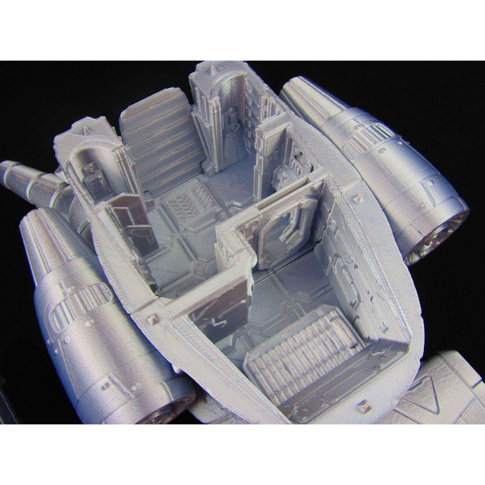 Large Modular Starfighter "sparrowhawk" Space Ship Scenery Scatter ...