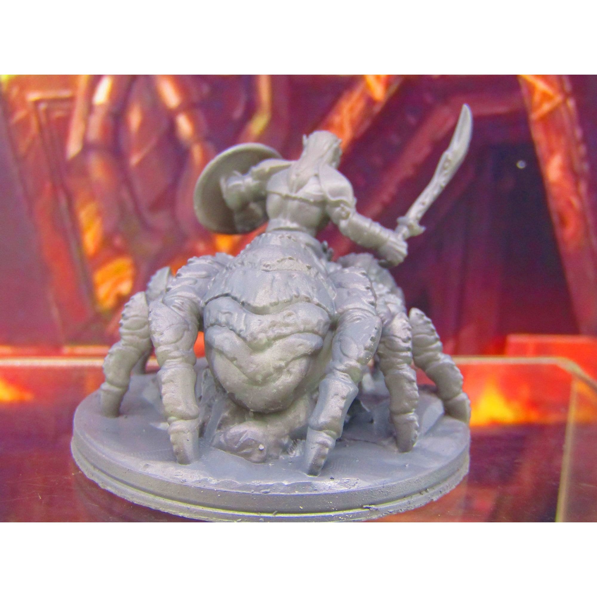 Dark Elf Arachnid Spider Warrior W/ Sword & Shield Mini - Etsy
