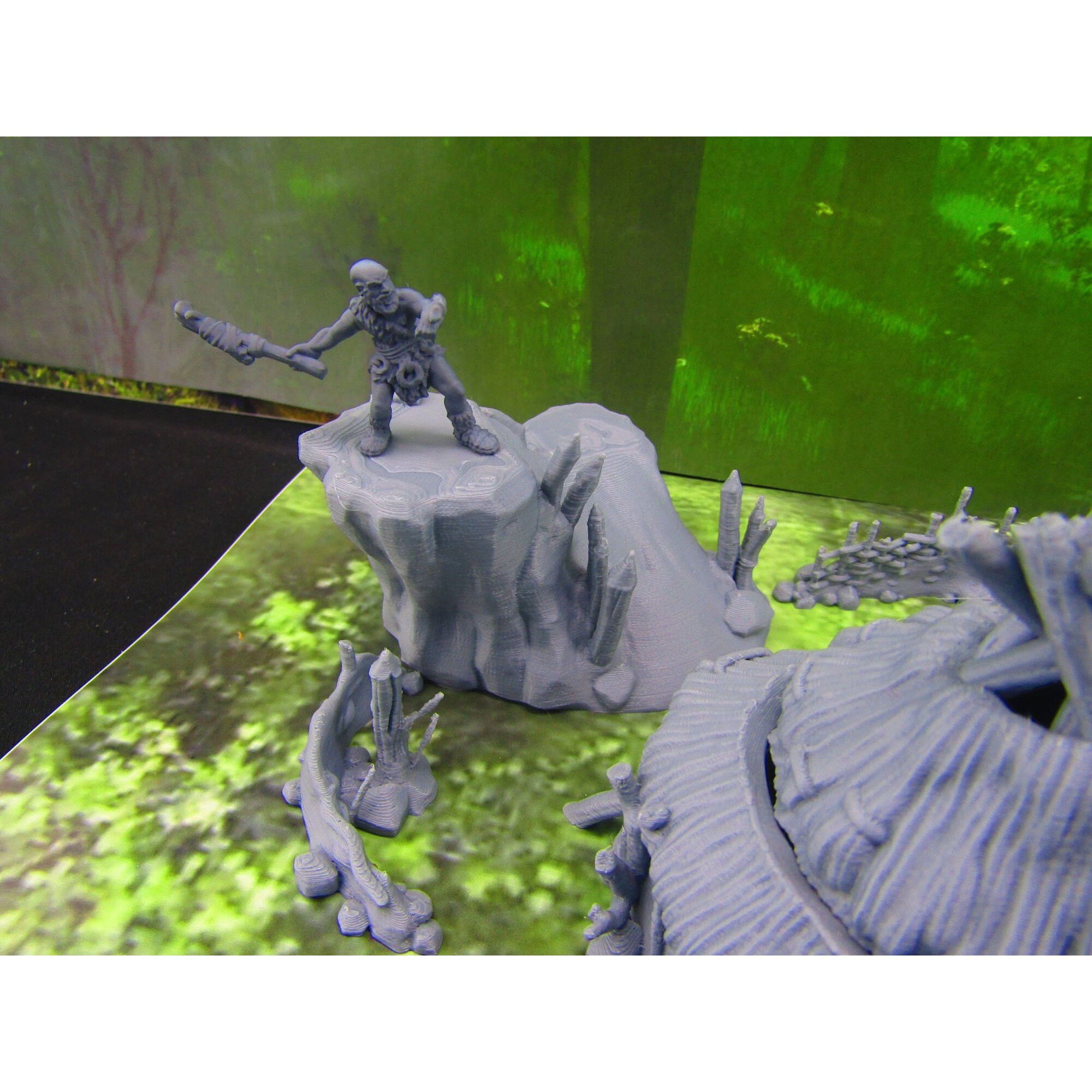 Prehistoric Caveman Tribal Village Rampart Set Mini Miniature - Etsy