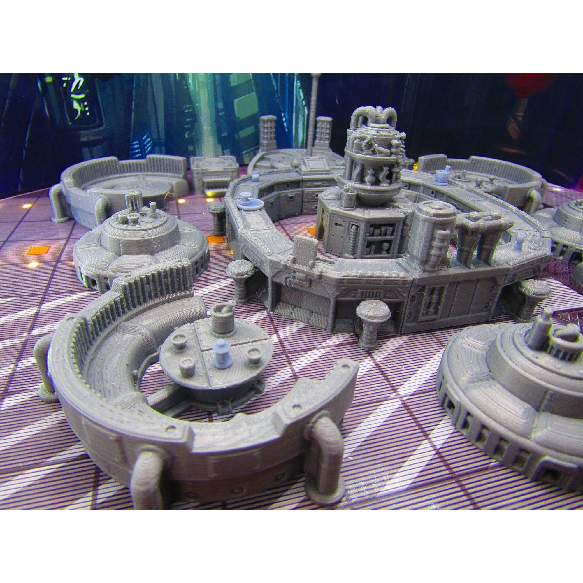 36pc Sci Fi Modular Bar Night Club Scenery Terrain Set 3D | Etsy