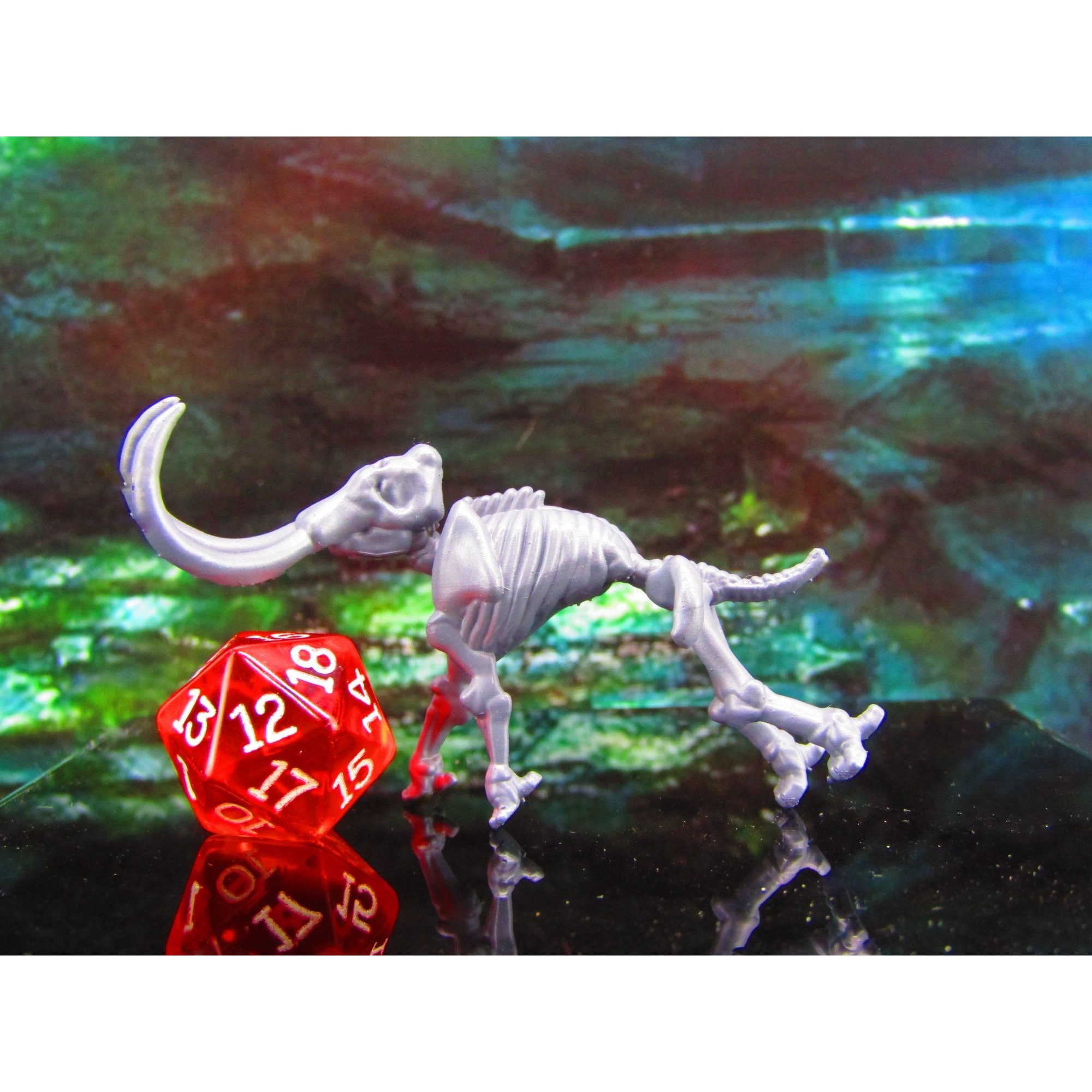 Mammoth Undead Elephant Skeleton Baby Mini Miniature Model | Etsy