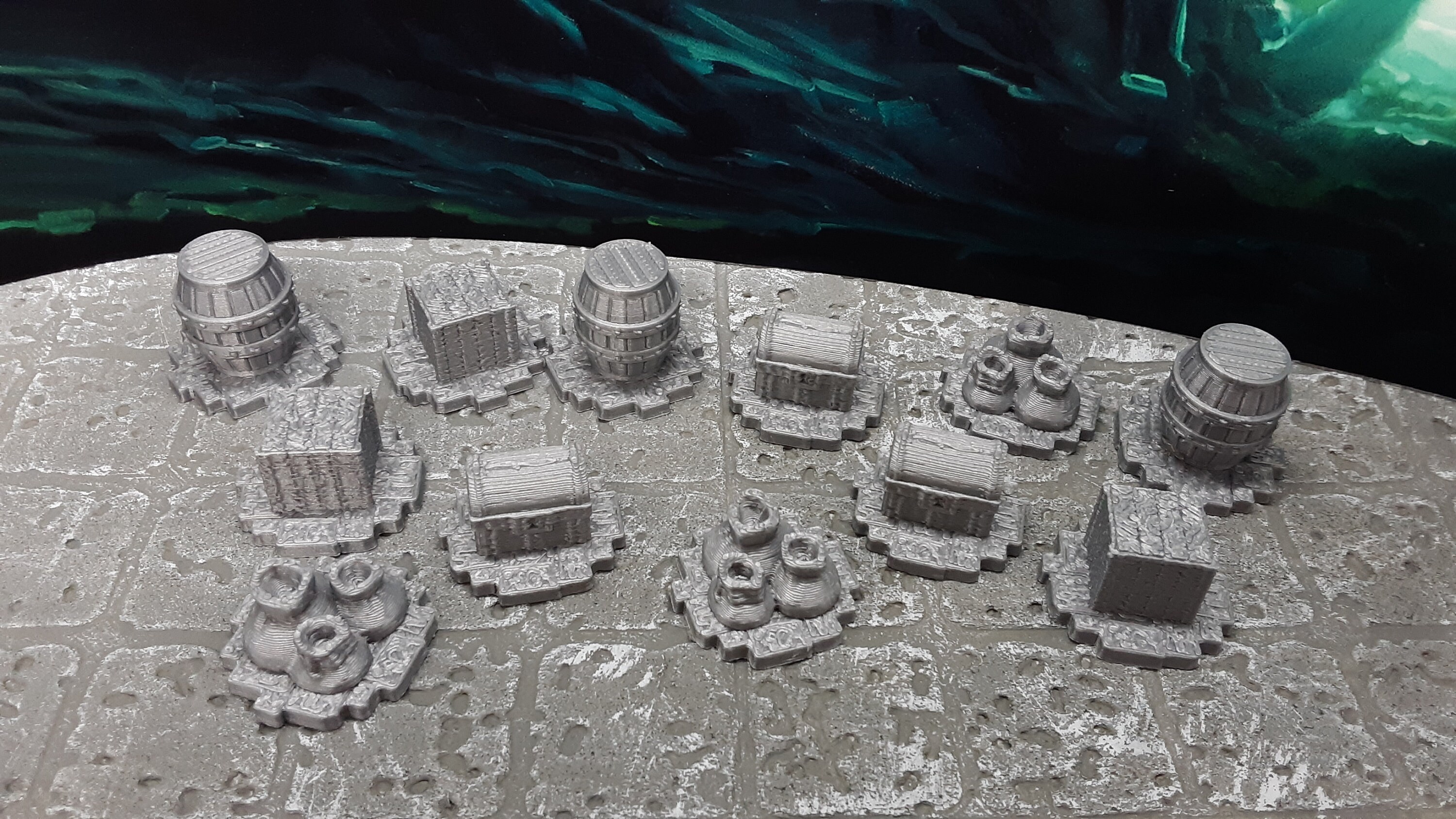 12 Piece Numbered Loot Treasure Markers Scatter Terrain - Etsy