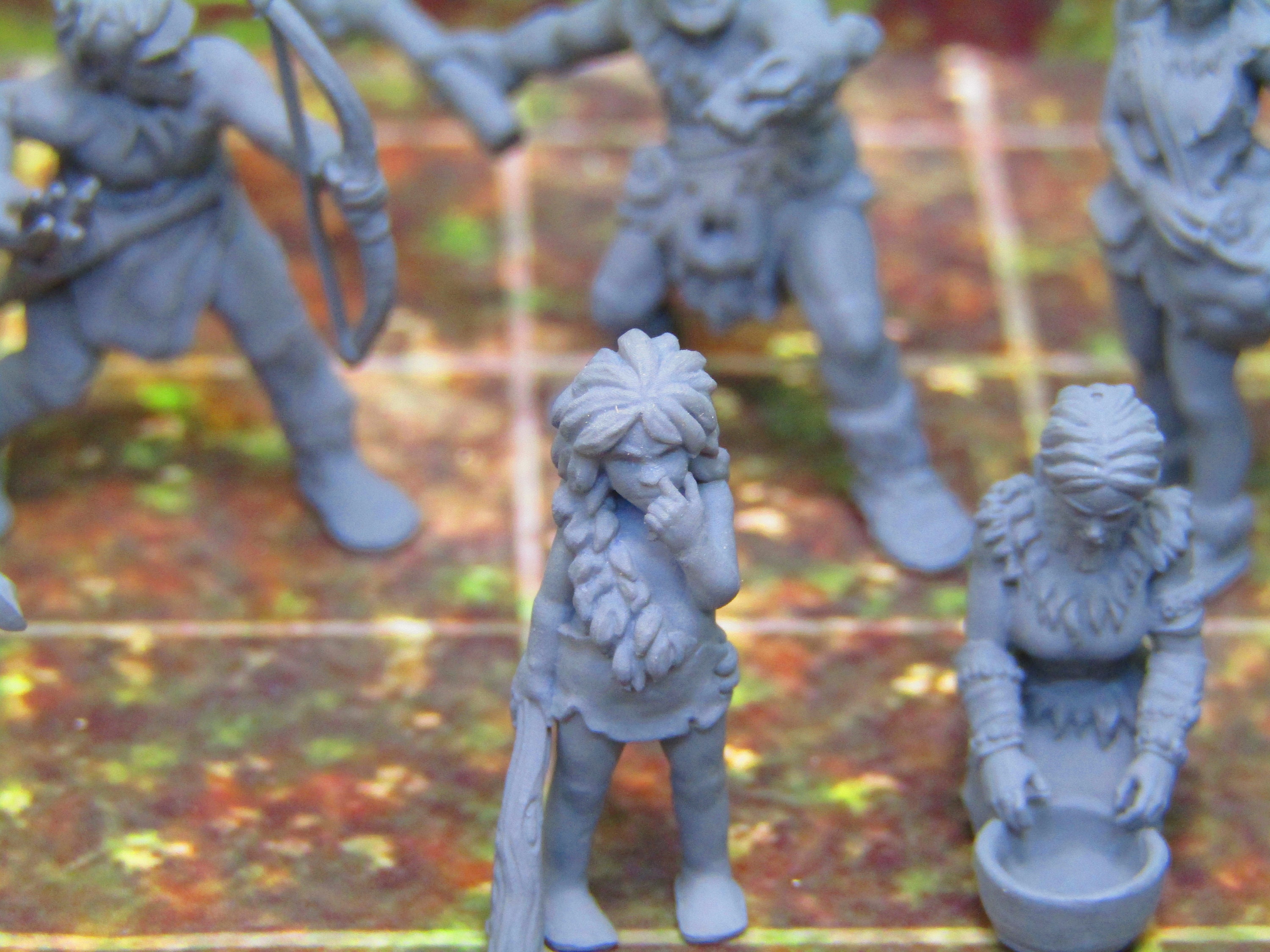 11pc Prehistoric Villager Tribe Set Mini Miniature 3D Printed - Etsy