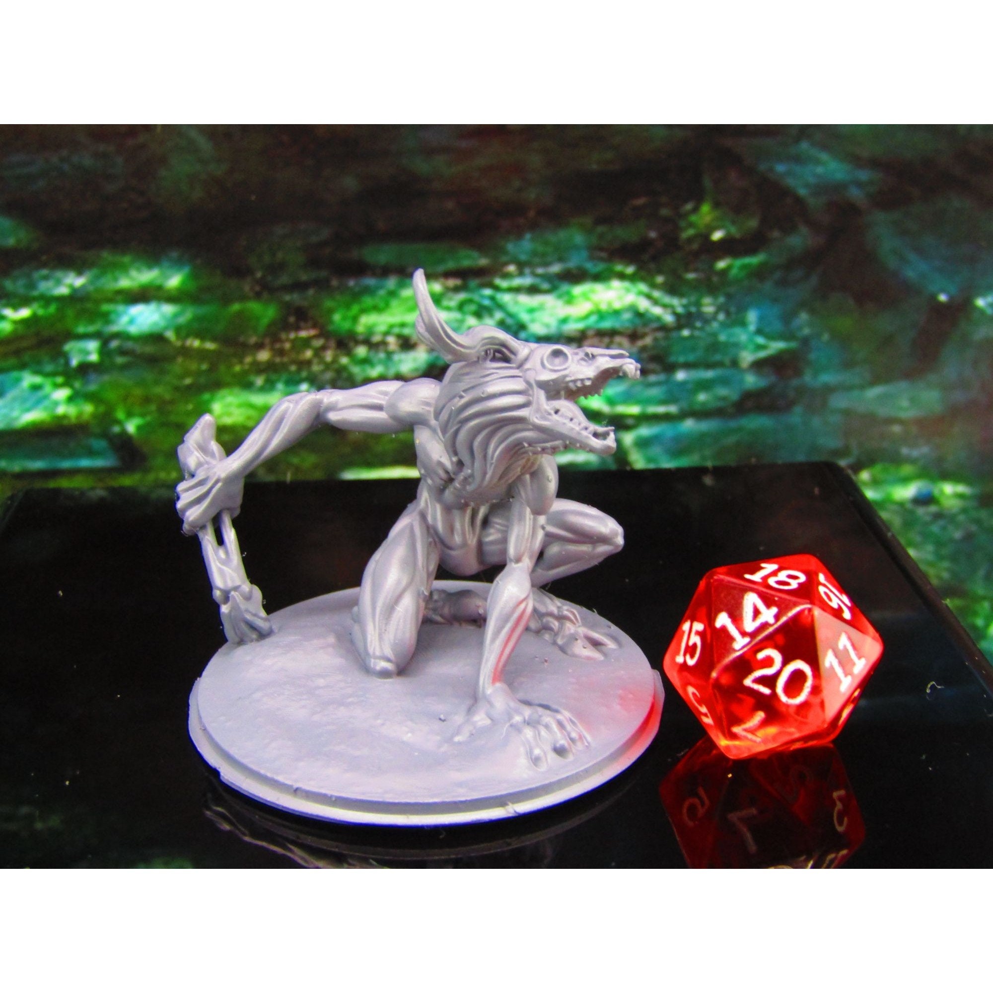 Wendigo Evil Spirit Cryptid Monster Pose C Mini Miniature | Etsy