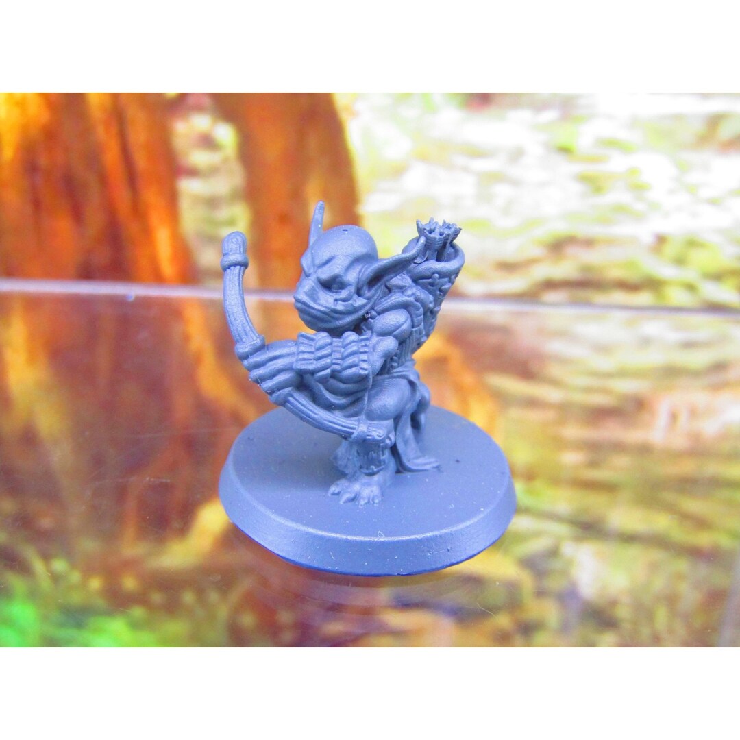 Goblin Archer Bowman Mini Miniatures 3D Printed Resin Model Figure 28 ...