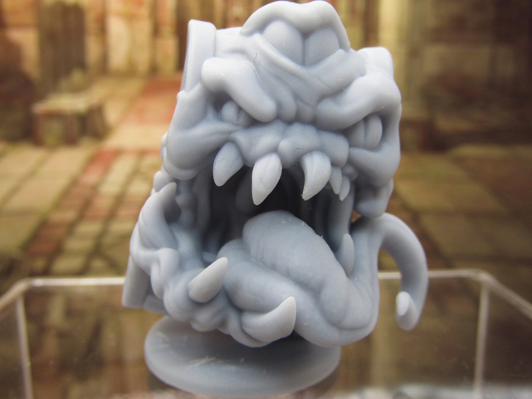 Mimic Treasure Chest Monster Mini Miniature Mimick Mimik 3D Printed ...