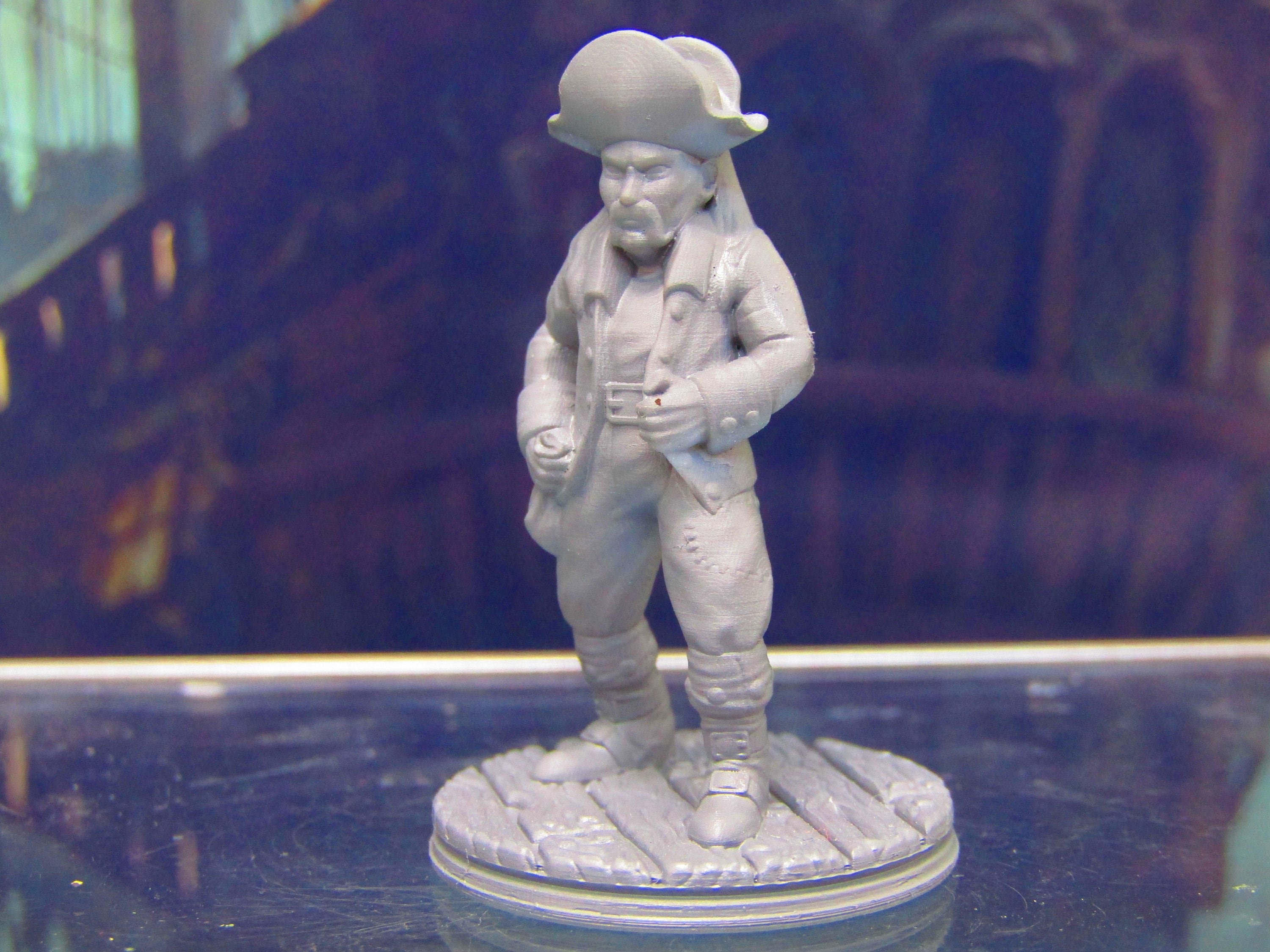 Human Pirate Crewman W/ Pirate Hat Mini Miniature Figure 3D - Etsy