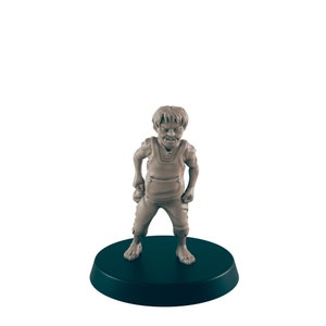 Half Orc Mini Kid Bully Male Child Monster Townsfolk NPC Figure Dnd ...