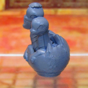 Baby Hydra in Shell Monster Companion Mini Miniatures 3D Printed Model ...