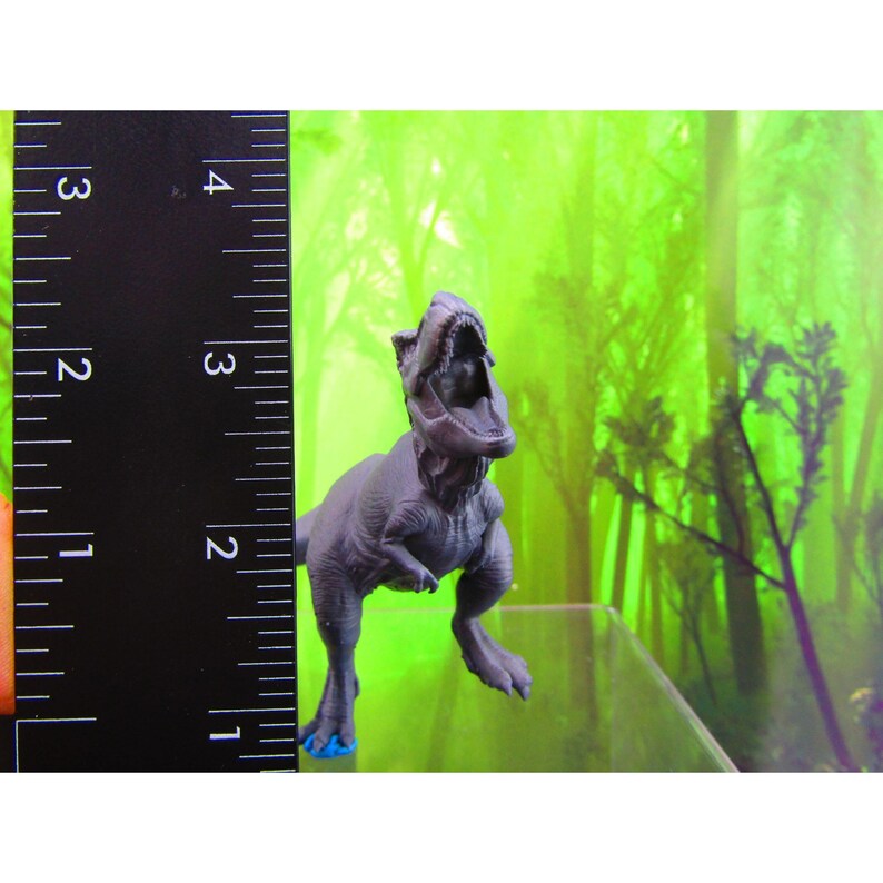 T-rex Tyrannosaurus Dinosaur Mini Miniature Figure 3D Printed Model 28 ...