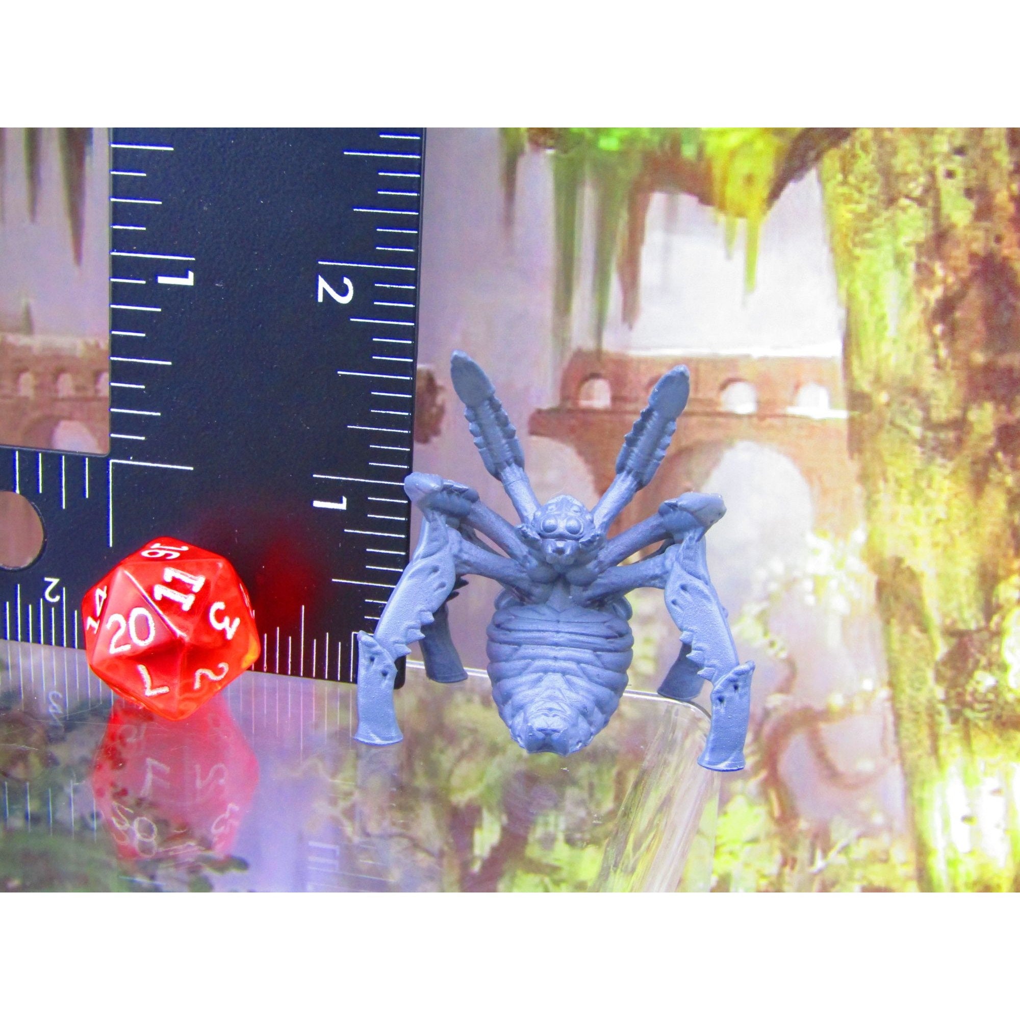 Giant Dire Spider Mini Miniatures 3D Printed Resin Model Figure 28/32mm ...
