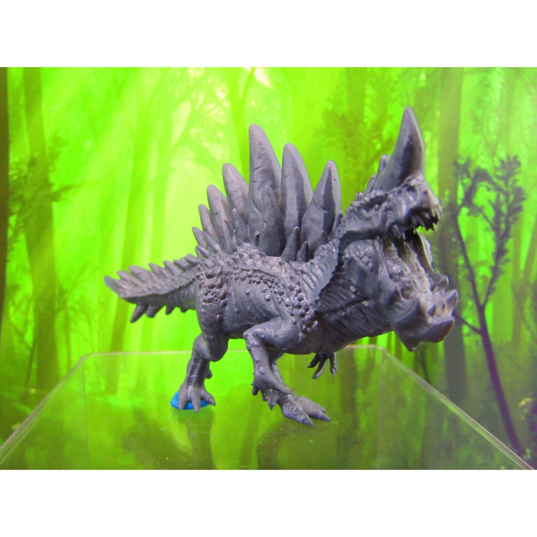 Crystalline Spinosaurus Dinosaur Mini Miniature Figure 3D Printed Model ...