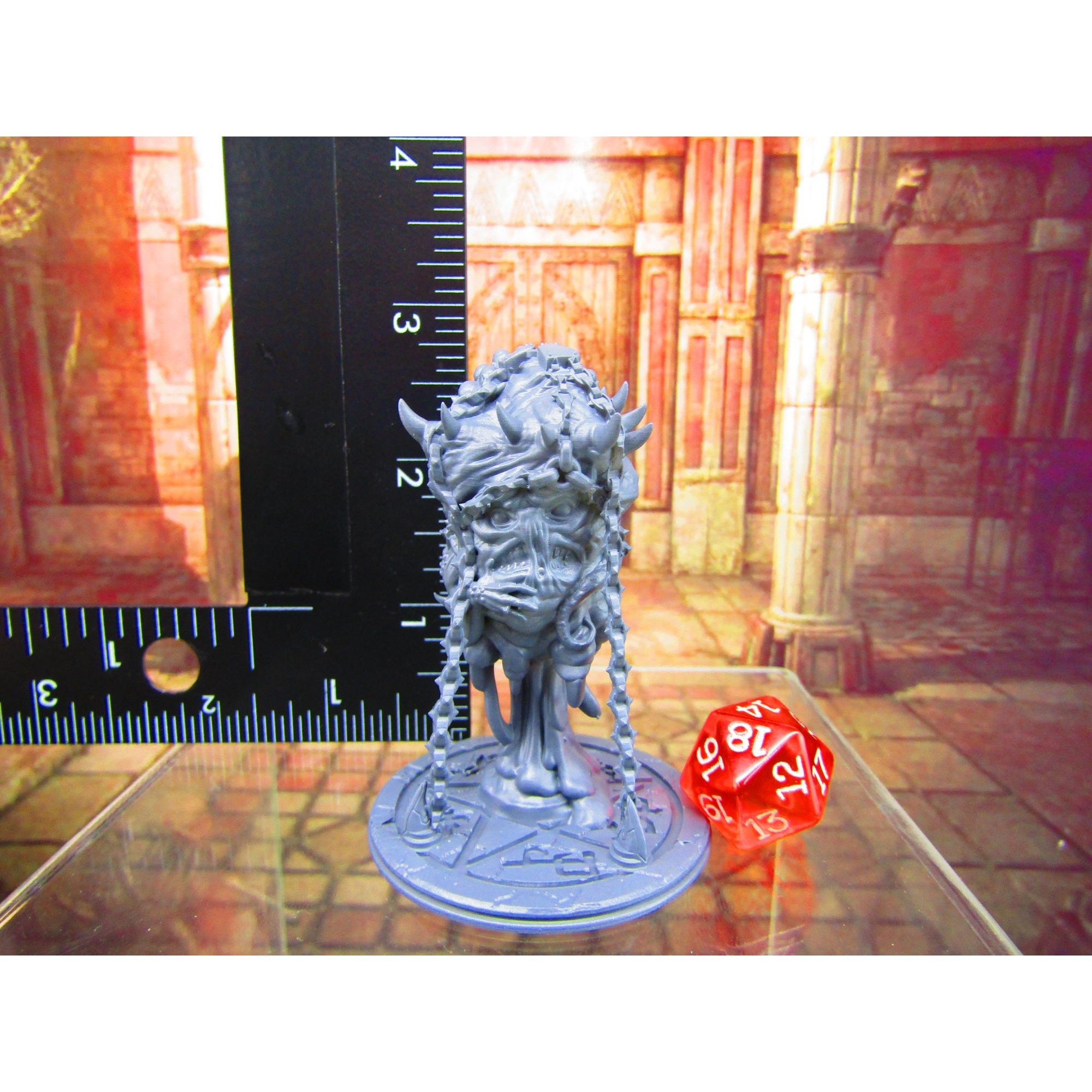 Chained Ichor Demon Monster Mini Miniature Figure 3D Printed - Etsy
