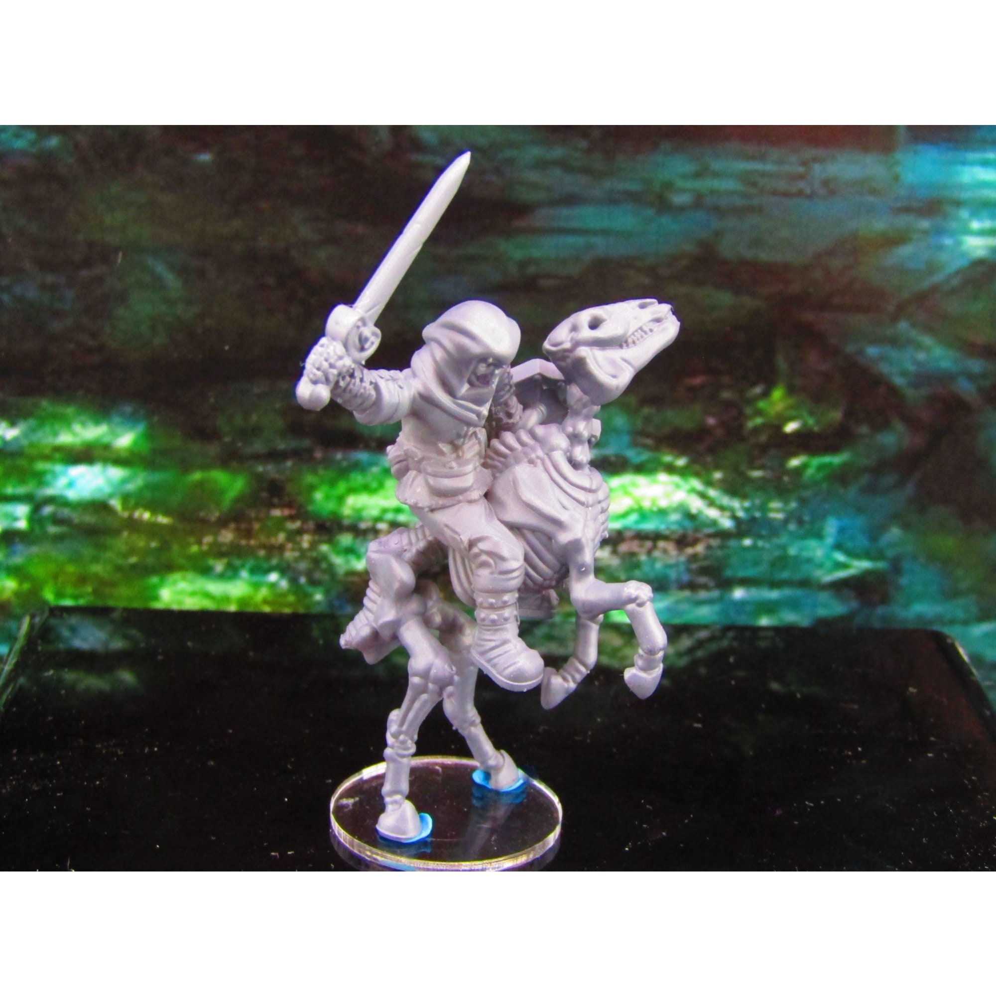Mounted Skeleton Horse Rider Cavalry C Mini Miniature Model Character ...