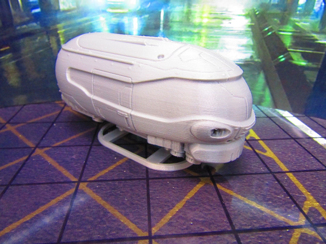 Hover Van Car Vehicle Transportation Terrain Scenery Miniature 3D ...