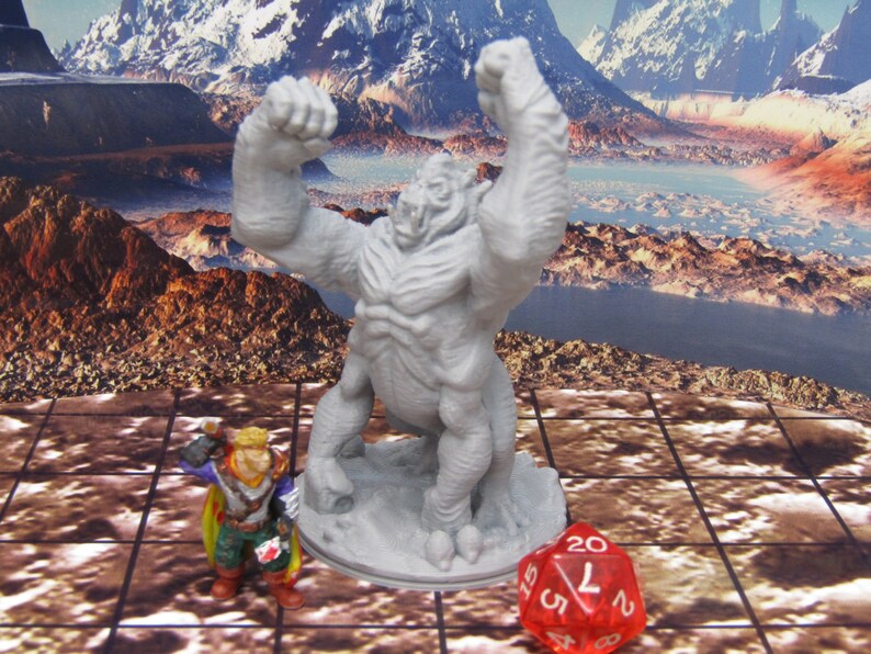 Alien Ape Gorilla 4 Armed Mutant Monster Encounter Mini | Etsy