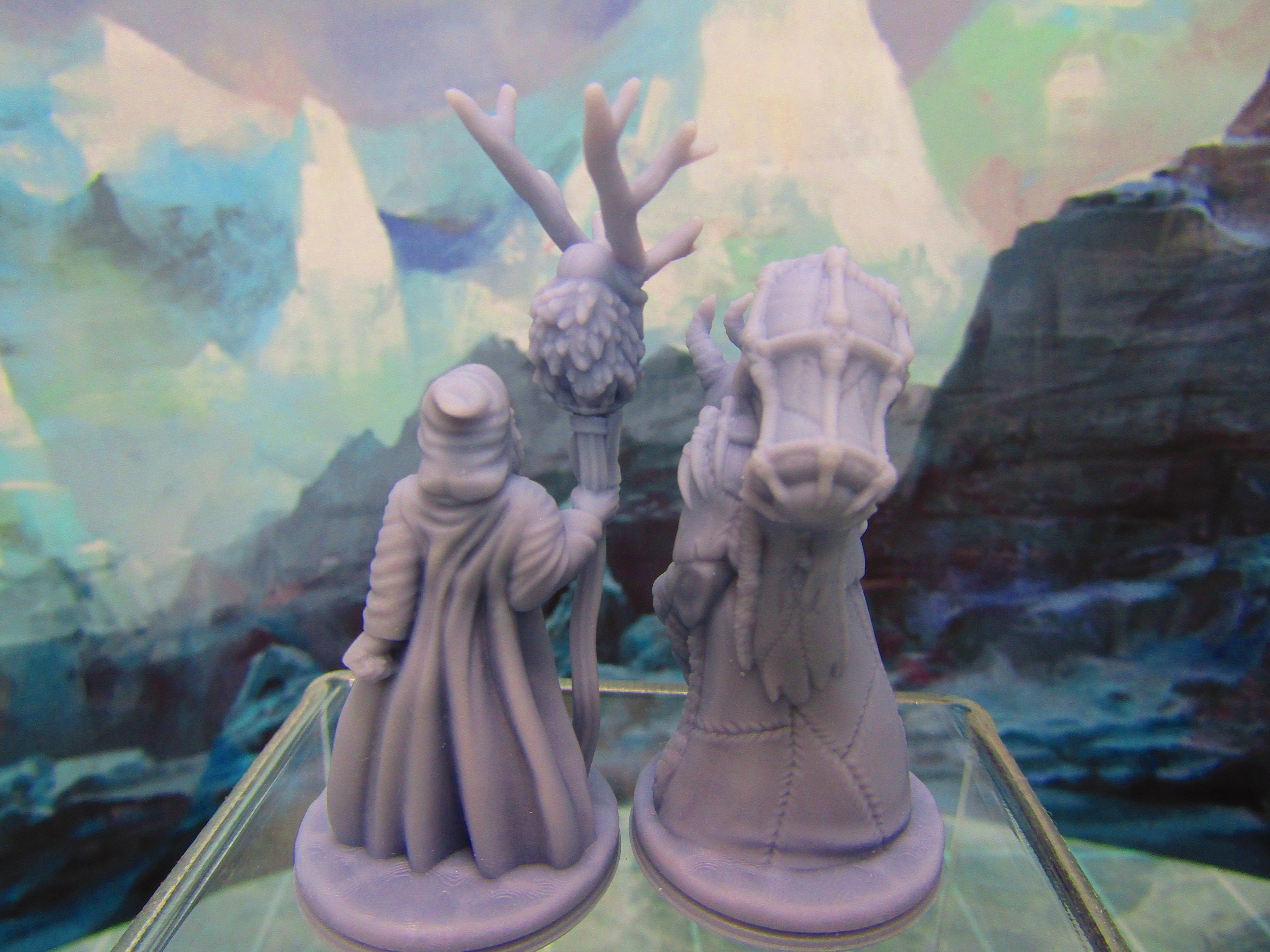 Druid Santa Claus and Krampus Lot 28mm Scale Figure RPG - Etsy Australia