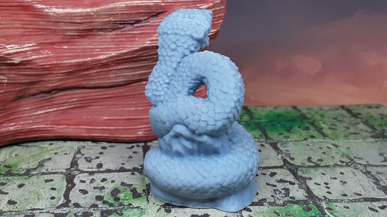 Large Viper Snake Mini Miniature Figure for RPG Fantasy Games - Etsy