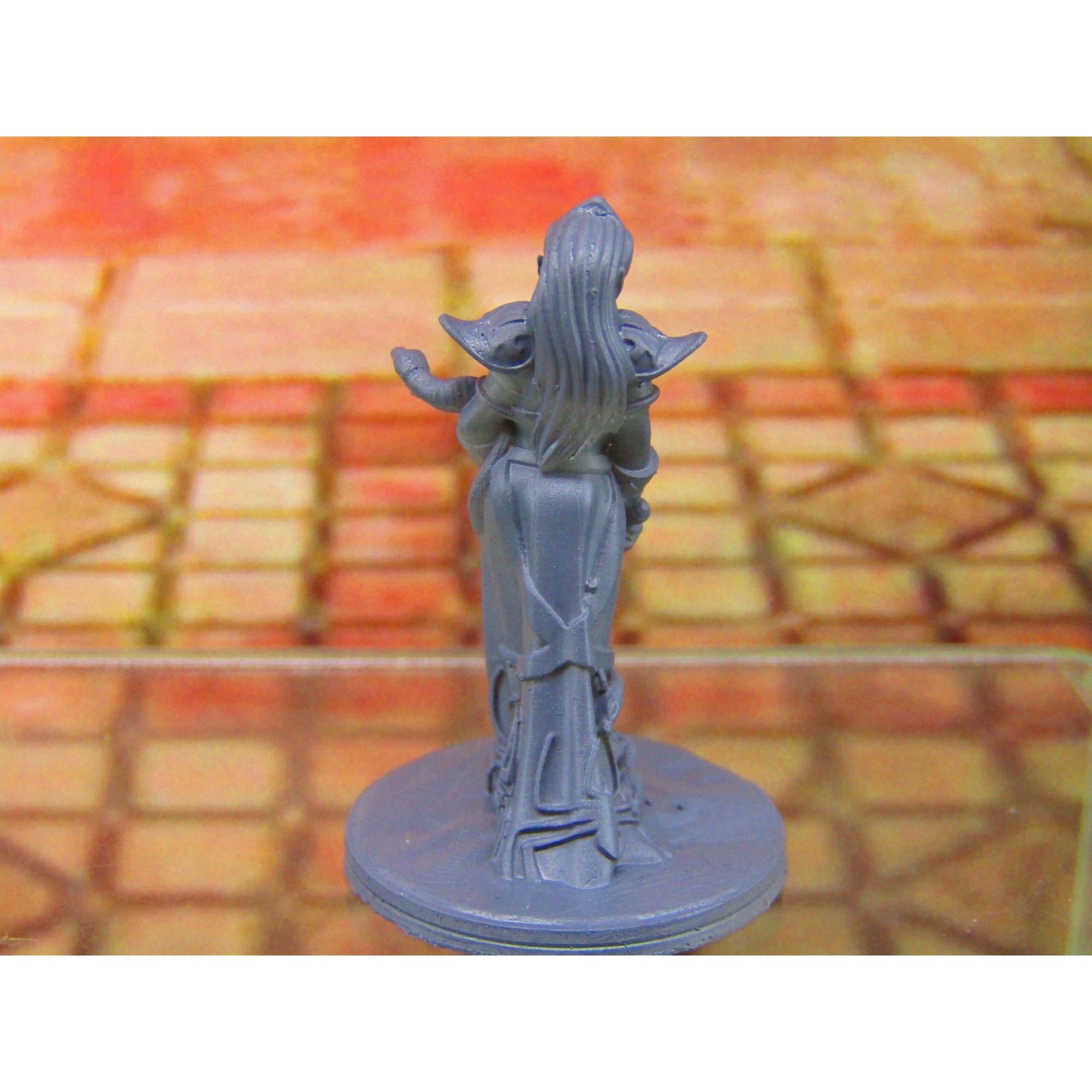 Dark Elf Cleric Female W/ Snake Whip Mini Miniature Figure 3D Printed ...