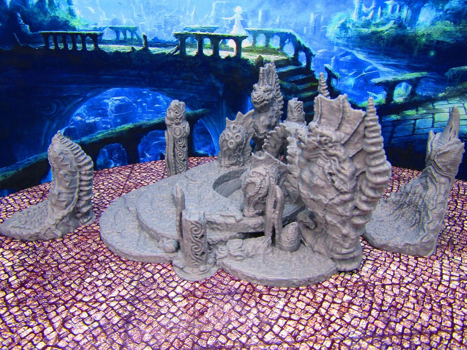 Merfolk Mermaid Deep Sea Royal Coral Throne Room Scenery - Etsy
