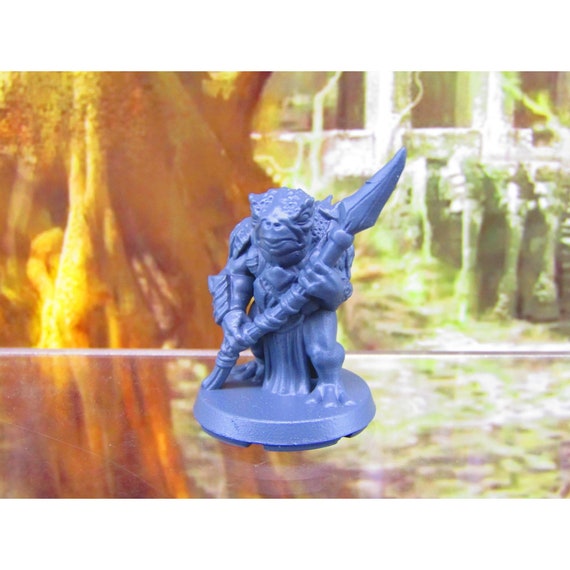 Bullywug Soldier Frogman Mini Miniatures 3D Printed Resin - Etsy