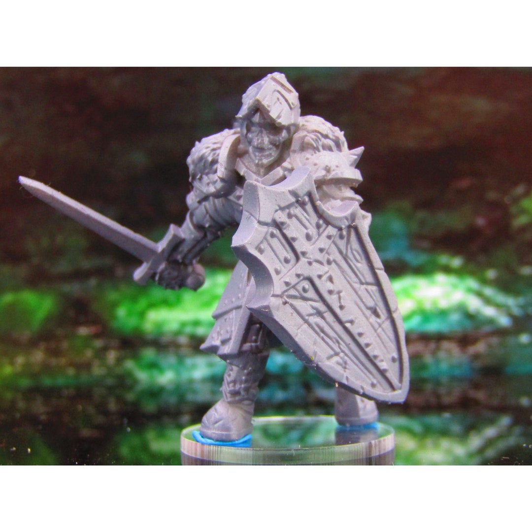 Undead Skeleton Rogue Soldier Mercenary D Mini Miniature Model ...